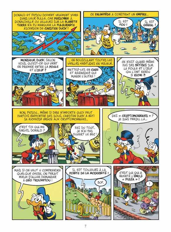 Picsou et les Bit-coincoins : L’oncle le plus riche face aux cryptos