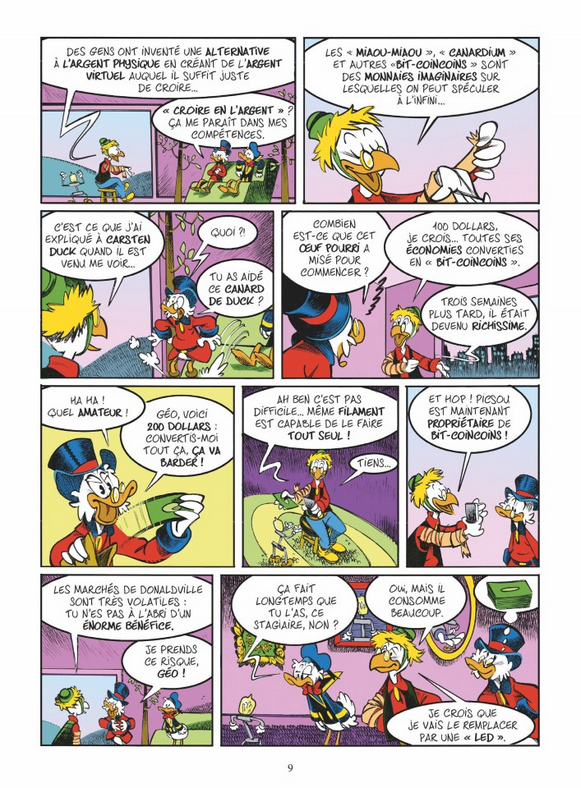 Picsou et les Bit-coincoins : L’oncle le plus riche face aux cryptos
